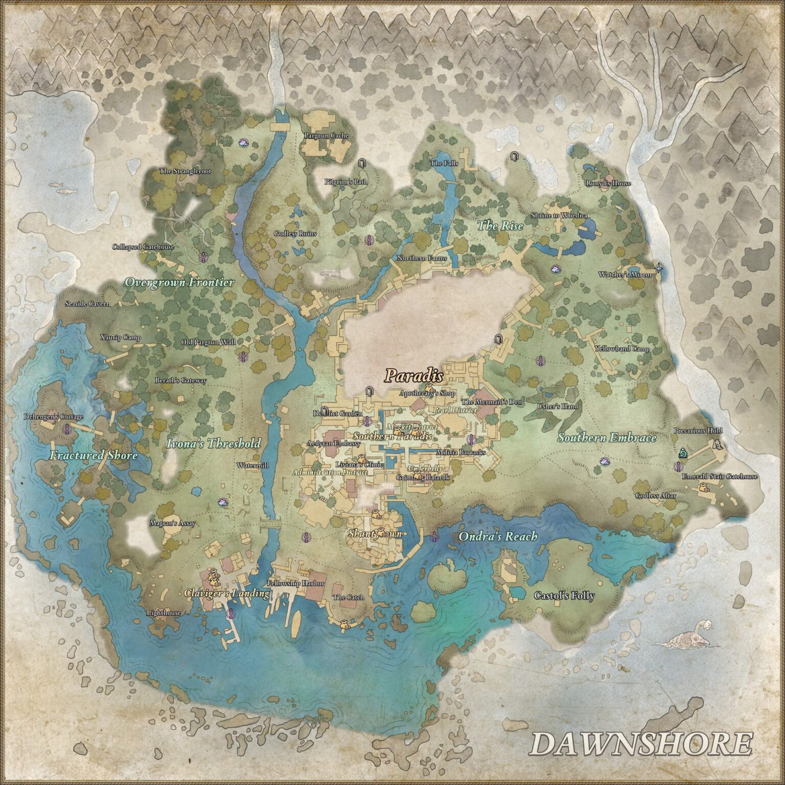 Mapas de Avowed: Guía Interactiva Definitiva | CityGame