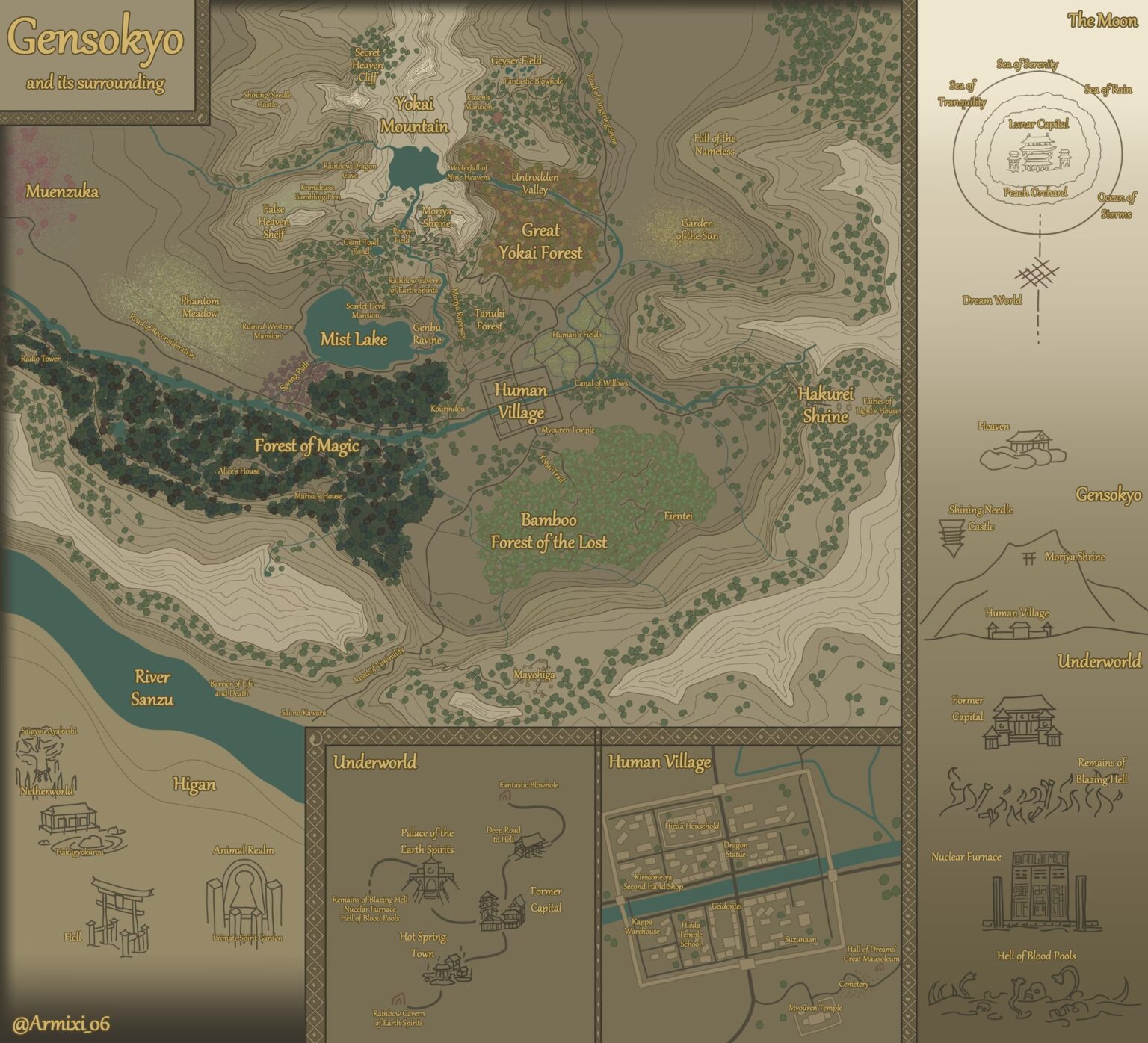 Gensokyo: Guía del Mundo Fantástico de Touhou | CityGame