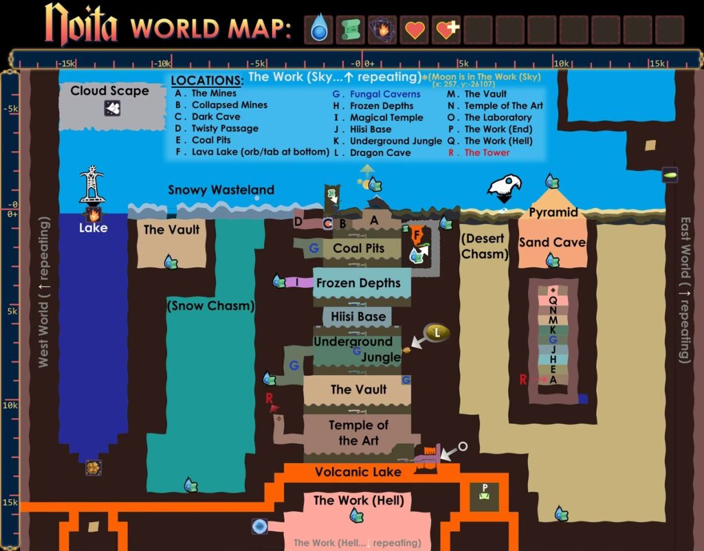 Guía de Mapas de Noita: Explora sin Perderte | CityGame